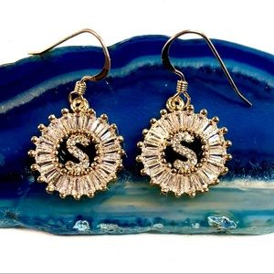 jasmines jewels | Jewelry | Initial S Earrings Letter S Personalized S ...